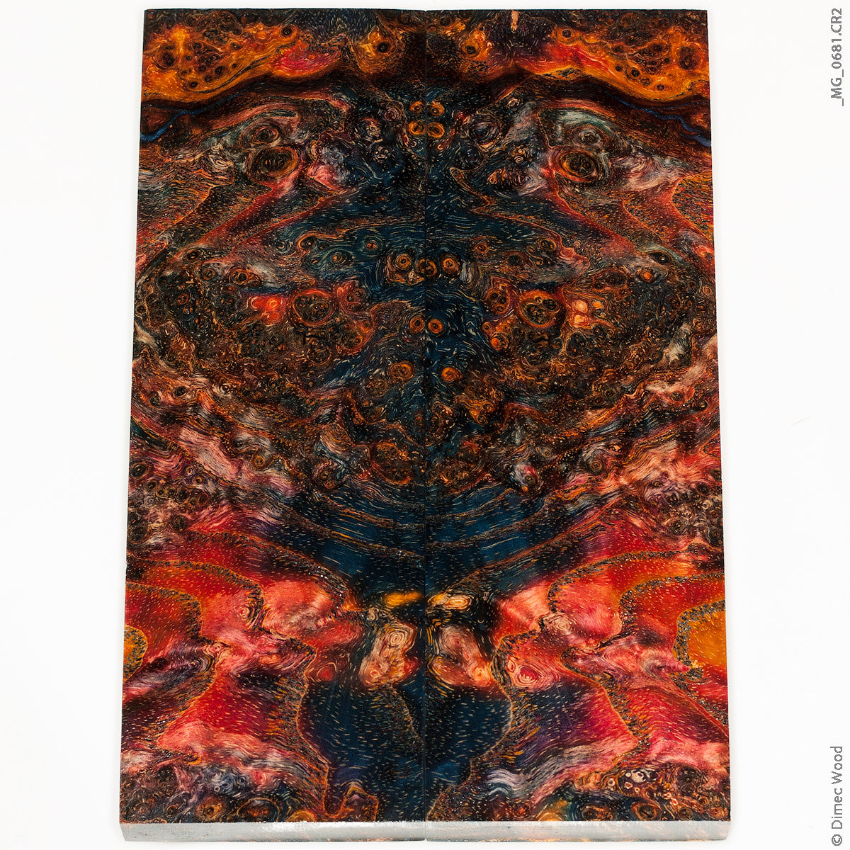 Stabilized wood black ash burl panels – Dimec wood