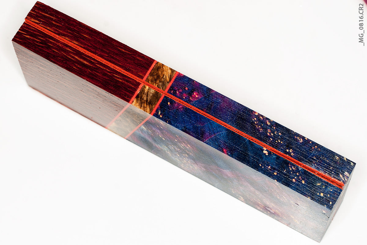 Stabilized box elder wood segmented panels – Dimec wood