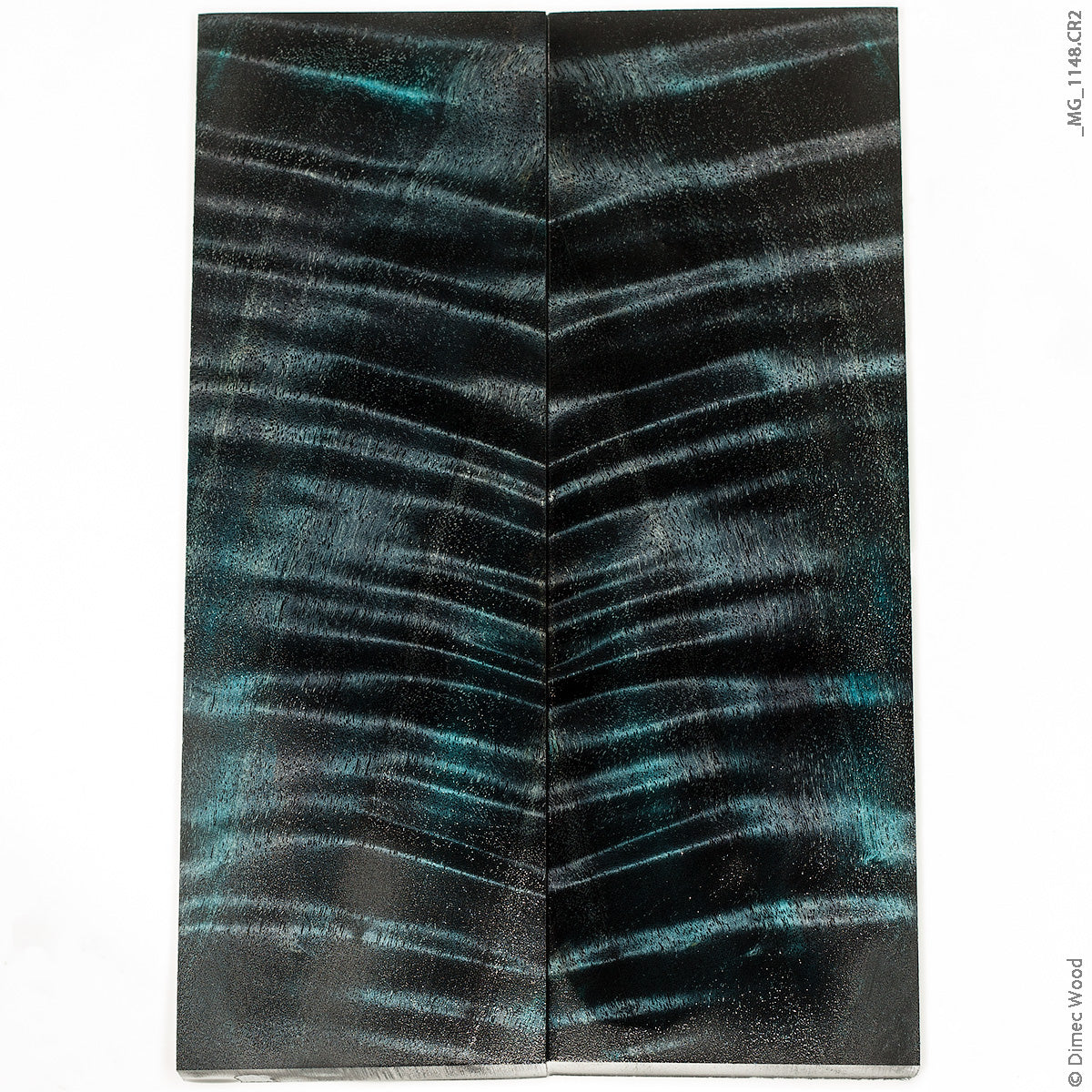 Stabilized curly cotton wood panels – Dimec wood