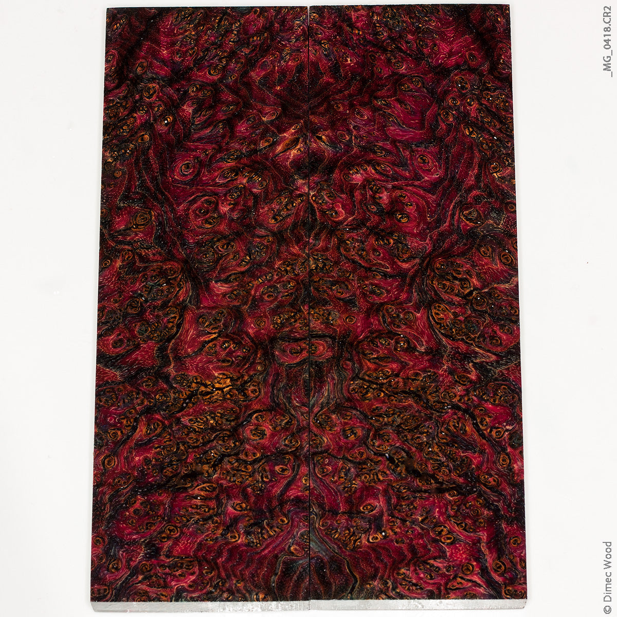 Stabilized wood black ash burl panels – Dimec wood