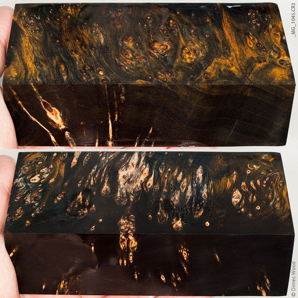 Stabilized wood willow burl block – Dimec wood