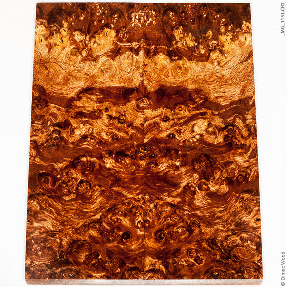 Stabilized wood box elder burl panels – Dimec wood