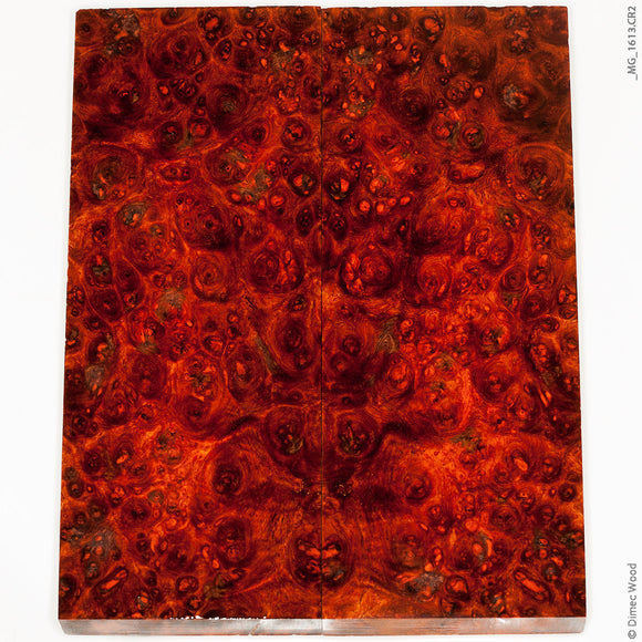 Stabilized red amboyna burl wood panels – Dimec wood