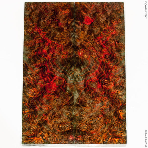 Stabilized hybrid wood black ash burl panels – Dimec wood