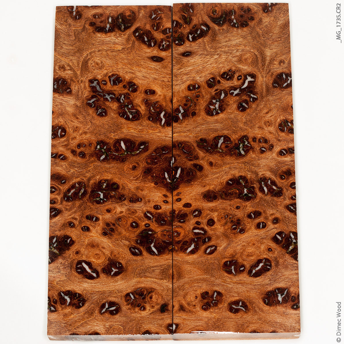 Stabilized wood elm burl panels – Dimec wood