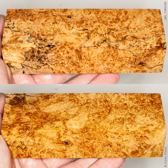 Stabilized wood box elder burl block – Dimec wood