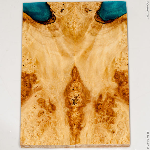 Stabilized wood box elder burl panels – Dimec wood