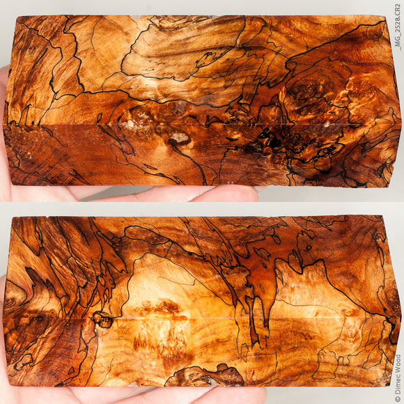 Stabilized wood box elder burl block – Dimec wood