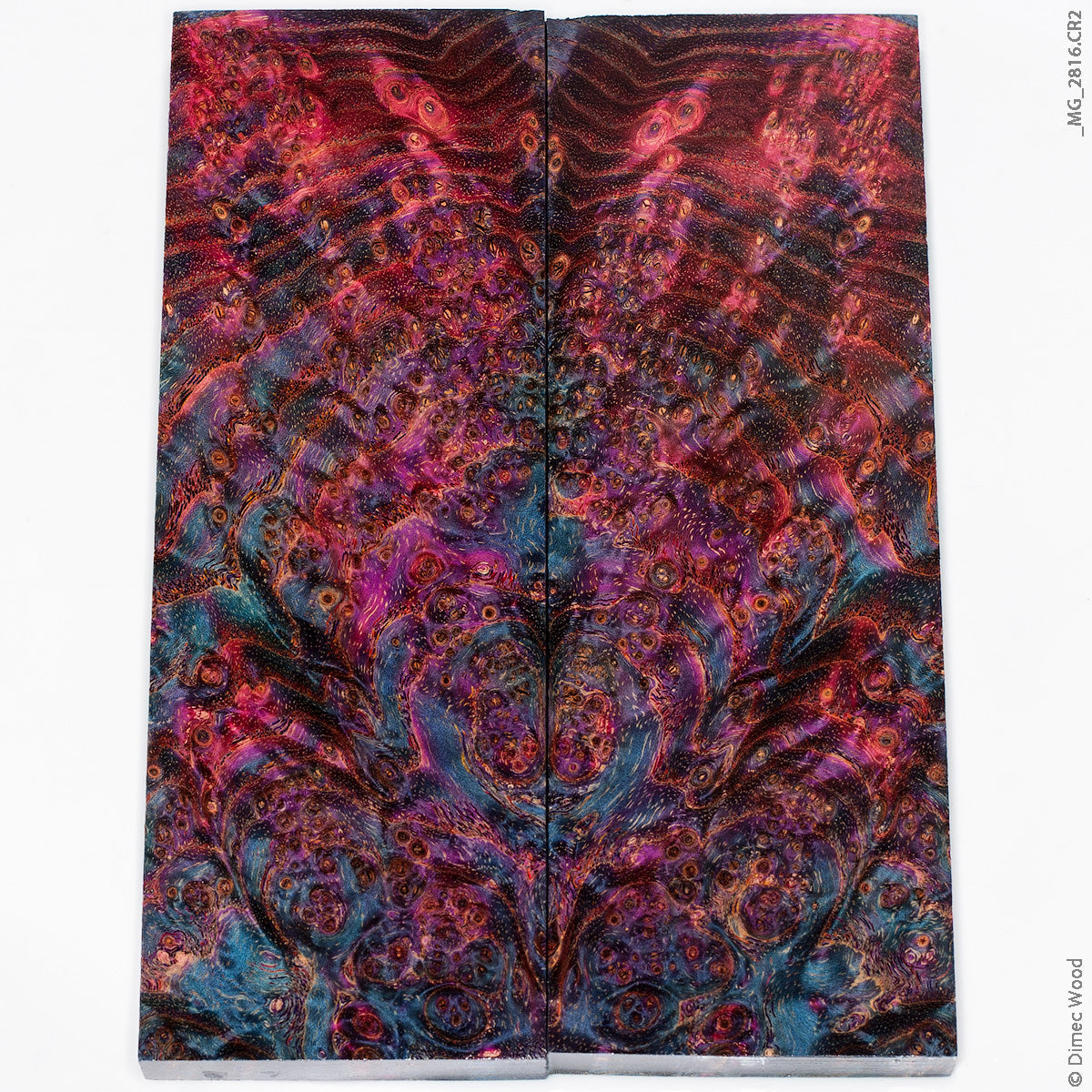 Stabilized wood black ash burl panels – Dimec wood