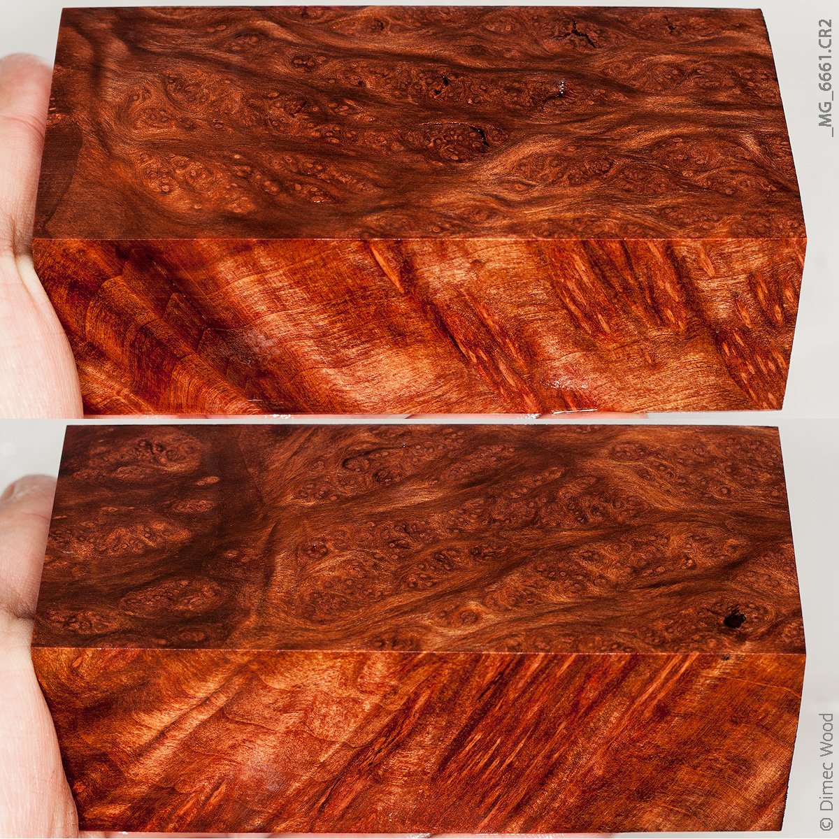 Stabilized wood redwood lace burl block – Dimec wood
