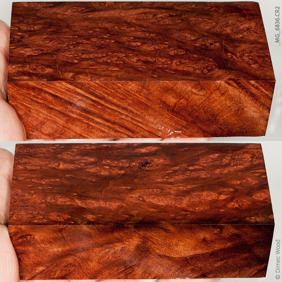 Stabilized wood redwood lace burl block – Dimec wood