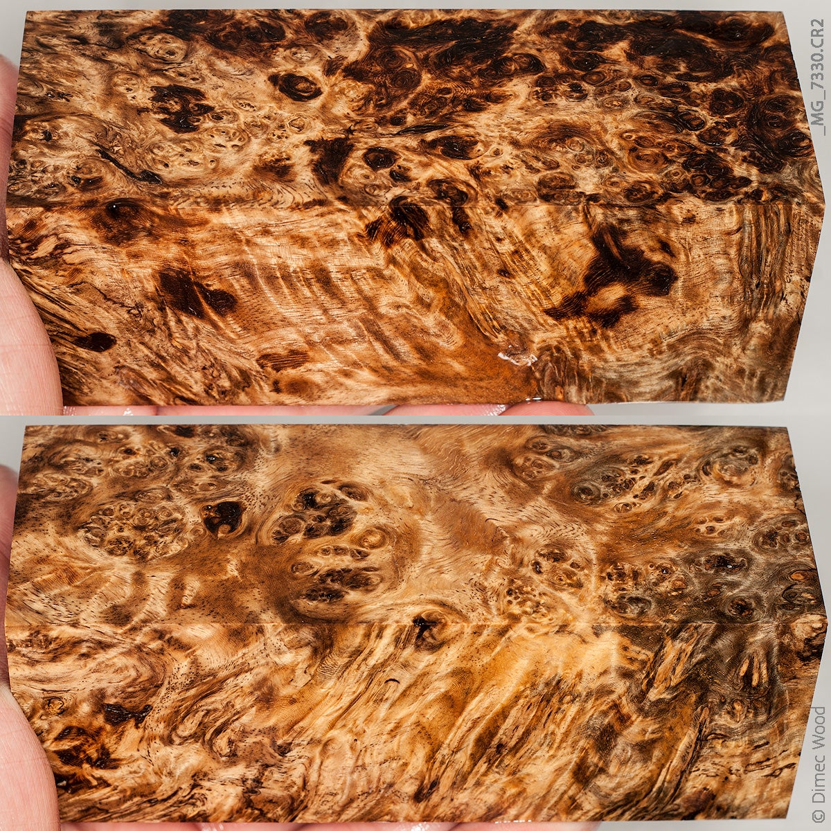 Stabilized wood amboyna burl block – Dimec wood